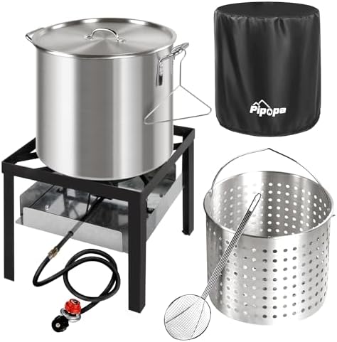 Amazon.com: 60QT Crawfish Boiler | Seafood Boiling Kit | Dustproof ...