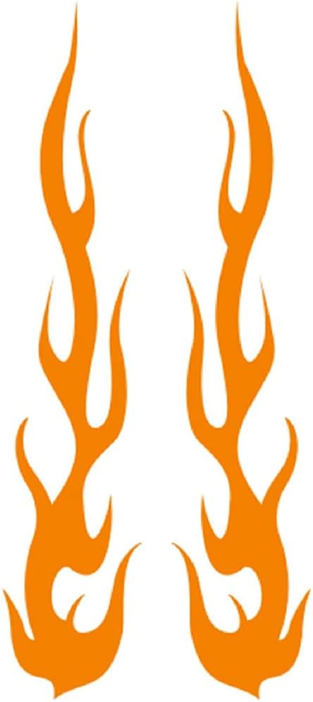 Wandkings.de Racing Aufkleber Fire Flames Feuer Flammen Sticker Set ...