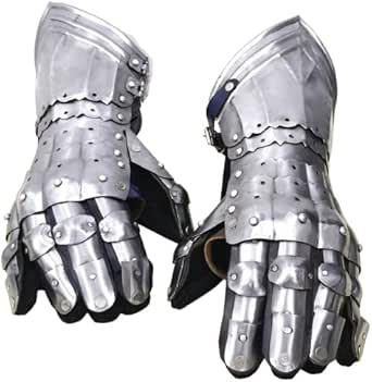 Amazon.com: Medieval Gothic Gauntlets, 15th Century Style Armor, Steel ...