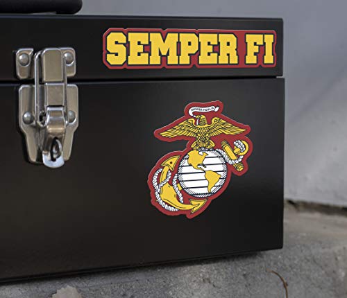 Snapklik.com : United States Marine Corps - Semper Fi Set Of 4 Vinyl ...