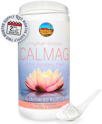 Amazon.com: Calcium Magnesium Powder Supplement - CalMag Plus with ...