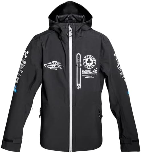 Amazon | [ACE CAFE LONDON] Waterproof Paddock Jacket BK/WH S | ジャケット ...
