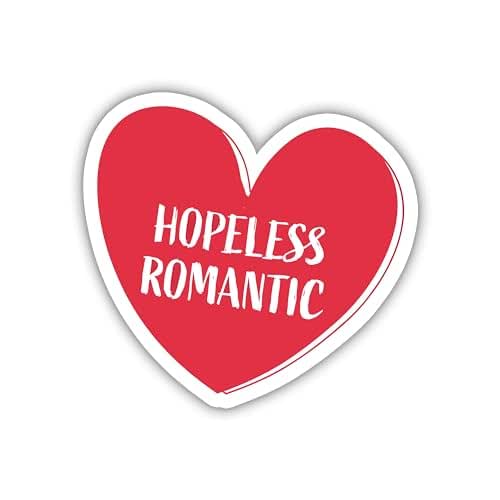 Amazon.com: Hopeless Romantic Sticker, Funny Feminist Stickers, Women ...
