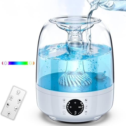 Amazon.com: Kazazoo Humidifier for Bedroom, 4L Top Fill Supersized Cool ...