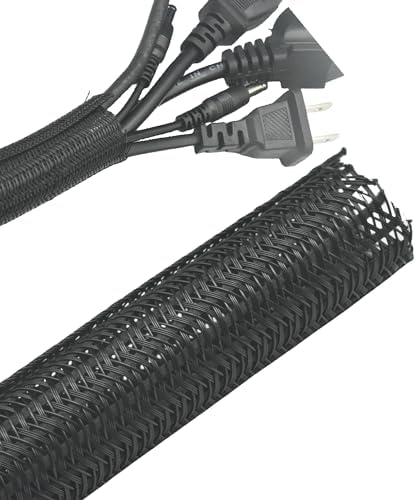 Amazon.com: MyyYiTar 20ft Cable Management Sleeve(1" Dia.),Self ...
