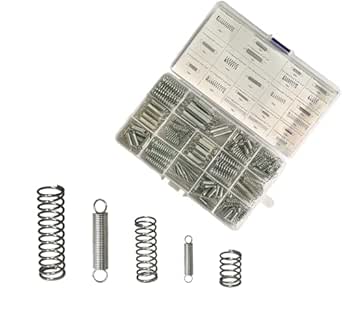 200PCS Compression Spring Series kit, 21 Combination kit, Galvanized ...