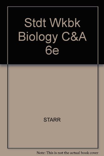 Student Interactive Workbook for Starr's Biology: Concepts and ...