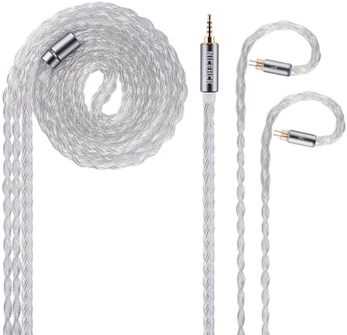 Amazon.com: NICEHCK IcyMoon IEM Cable, 16 Core OCC+Silver Plated OFC ...