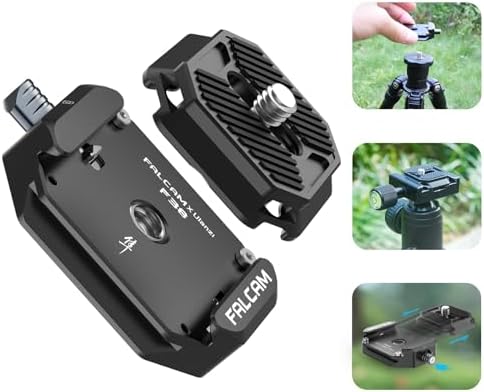 ULANZI Claw Quick Release Camera Mount, Metal Quick Release Plate with ...