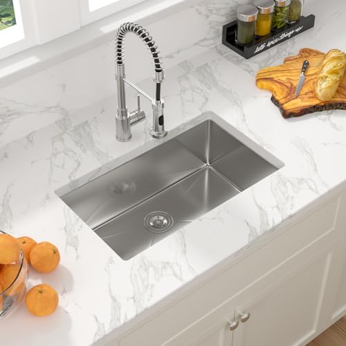 Snapklik.com : 28 Kitchen Sink Stainless Steel - 28 X 18 Undermount ...
