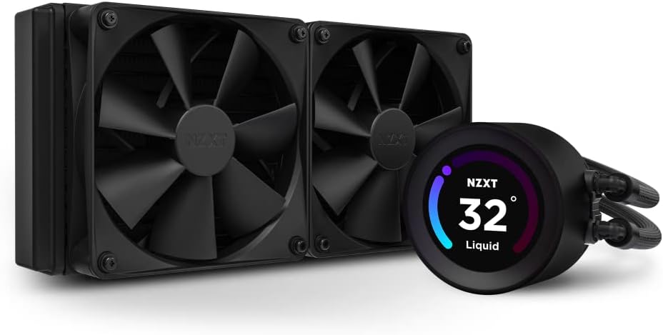 Water Cooler NZXT Kraken Elite 240-240mm c/Display e Radiator Fans ...