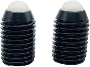 Amazon.com: Resin Ball Head Spring Plunger Nylon Head Wave Bead Screw ...