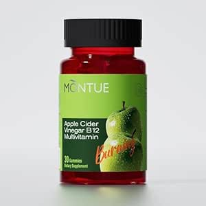 Amazon.com: Montue Apple Cider Vinegar Gummies B12 Multivitamin,ACV Supplement Gummy Vitamins ...
