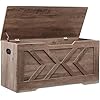 Amazon.com: XDliv 39.4” Storage Bench, Extra Large Entryway Bench with ...