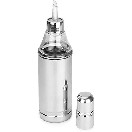 sahjanand enterprise Stainless Steel Oil Dispenser Dropper, 1 Liter ...