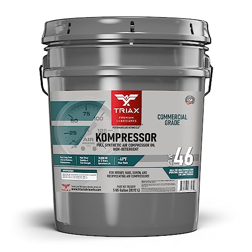 TRIAX Kompressor MV ISO 46, Multi Vis, Full Synthetic Air Compressor ...
