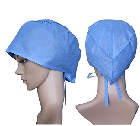 Amazon.com: Disposable Surgeon Caps (with Ties), 100 Pieces : Health ...