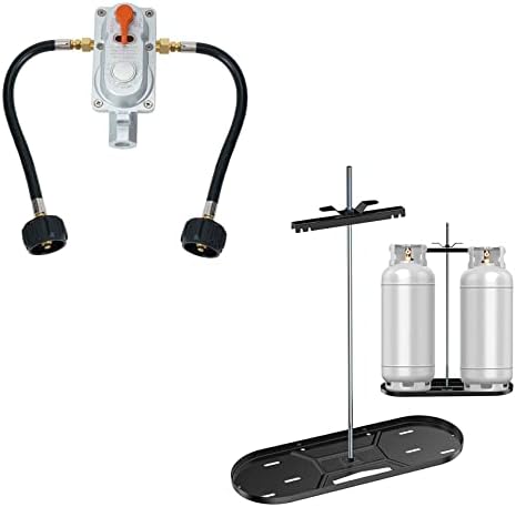 Amazon.com : Skyflame 2 Stage Auto Changeover LP Regulator with 2PCS 12 ...