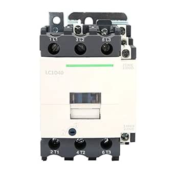 220V 40A Contactor,LC1D40 AC Contactor 3 Poles Coil 50/60Hz New ...