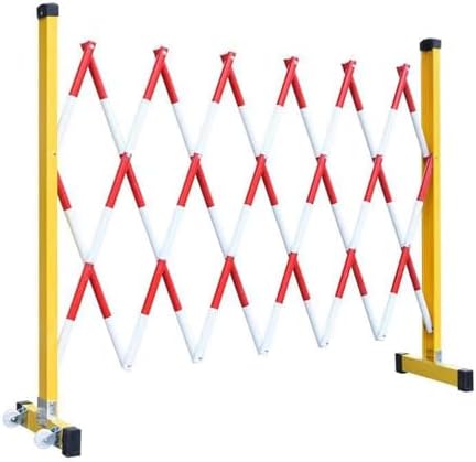 Adjustable Expandable Traffic Barrier with Wheels - Retractable Safety ...