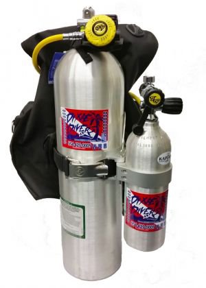 Buy DXDiver Pony Bottle 13 CU FT Setup with Quick Draw Bracket and ...