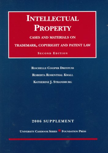 Intellectual Property Cases and Materials on Trademark, Copyright and ...