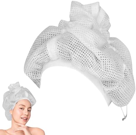 Amazon.com : Net Plopping Cap for Drying Curly Hair, Adjustable Net ...