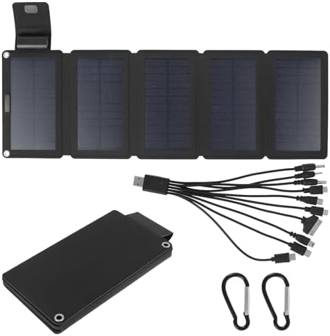 Amazon.com: KTZCTPCA Portable Solar Panel, 20W Folding Pack, USB & TYPC ...