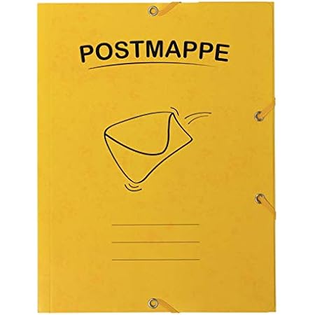 Exacompta 55549B Postmappe aus extra starkem Colorspan-Karton mit 3 ...