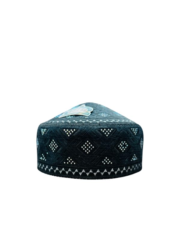 Buy Muslim Cap for Men, Prayer Cap, Islamic Cap, NAMAZ TOPI, Round ...