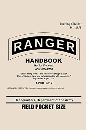 Ranger Handbook Training Circular TC 3-21.76: April 2017 Field Pocket ...