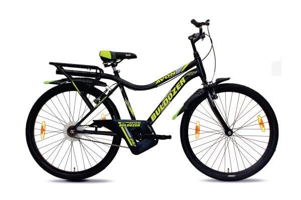 Avon Buldozer IBC 26T Matt Black Fluoro Orange Cycle Rigid Suspension Vee Brake : Amazon.in: Car ...