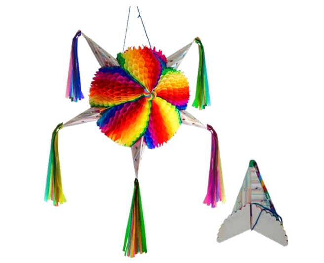 MAGICEL Piñata Plegable Multicolor - Estrella Piñata - Decoración ...