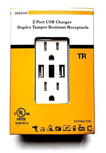 Smart Electrical Outlet with 2 USB Ports and LED - Duplex Tamper ...