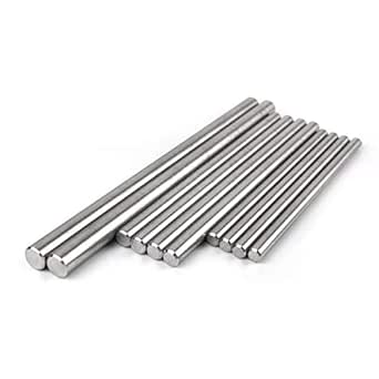 10Pcs Stainless Steel Metal Round Rods Dowel Pin Kit, Support Pin ...