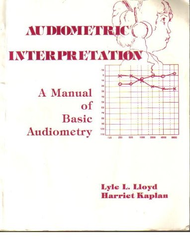 Audiometric Interpretation: A Manual of Basic Audiometry: Lyle L. Lloyd ...