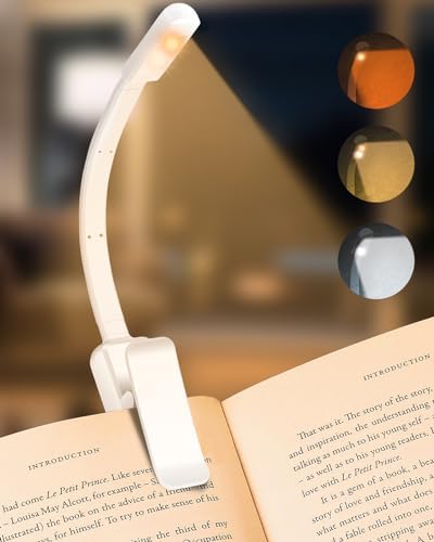 Nachteule Rechargeable Book Light for Glasses. Led Reading Light. Clip ...