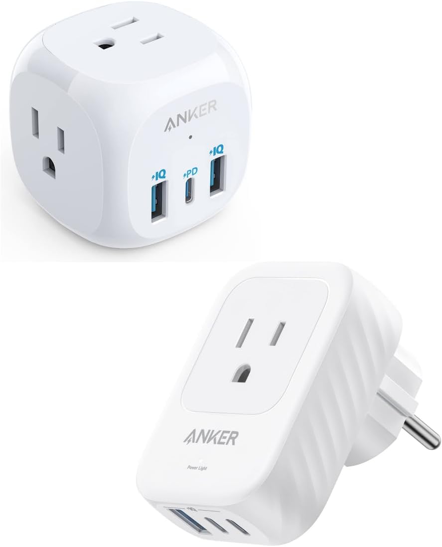 Amazon.com: Anker USB C Outlet Extender - 3 Outlets & 20W USB C ...