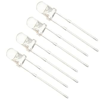 SHARVI ELECTRONICS 5mm LED (Light Emitting Diodes) EVERLIGHT BRAND (4 ...