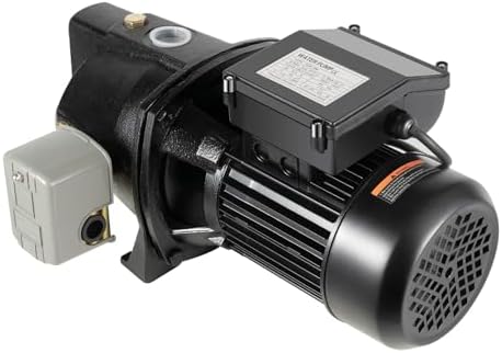 AreMOLO 550W Well Jet Pump, 3/4HP Self-Priming Shallow Deep Well Jet ...