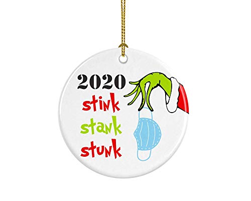 Amazon.com: 2020 Stinks Funny Covid Christmas Ornament : Handmade Products