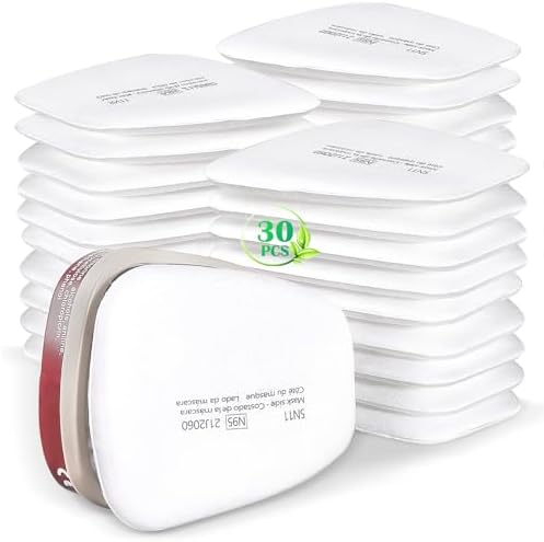 (30PCS) 5N11 Respirator Filter Particulate Cotton,Replacement Dust ...
