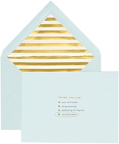 Amazon.com: kate spade new york Bridal Note Card Set - All of the Above ...