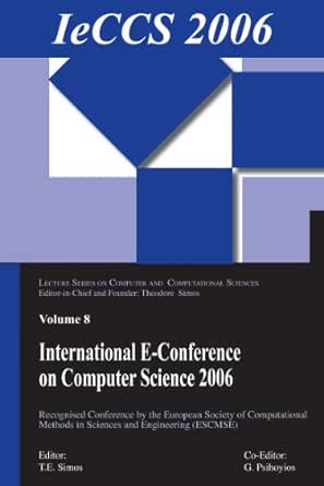 International e-Conference of Computer Science 2006: Additional Papers ...