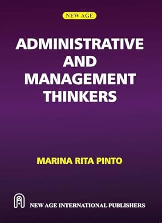 Buy Administrative and Management Thinkers Book Online at Low Prices in ...
