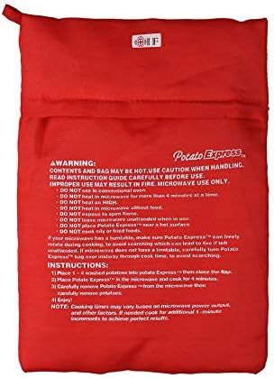Amazon.com: (2 Pack) Microwave Potato Cooker Bag- Potato Express Pouch ...