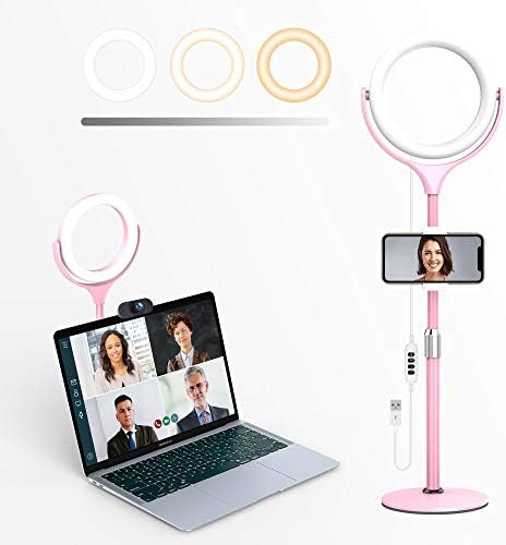 Amazon.com : elitehood 8’’ Ring Light for Laptop Computer, Desk Ring ...
