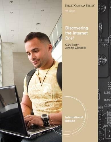 Discovering the Internet: Complete Concepts and Techniques. Gary B ...