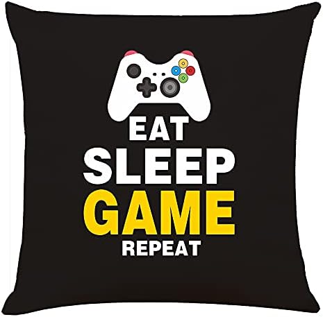 Amazon.com: heshengzaixian Video Game Throw Pillow Case,Funny Gift for ...