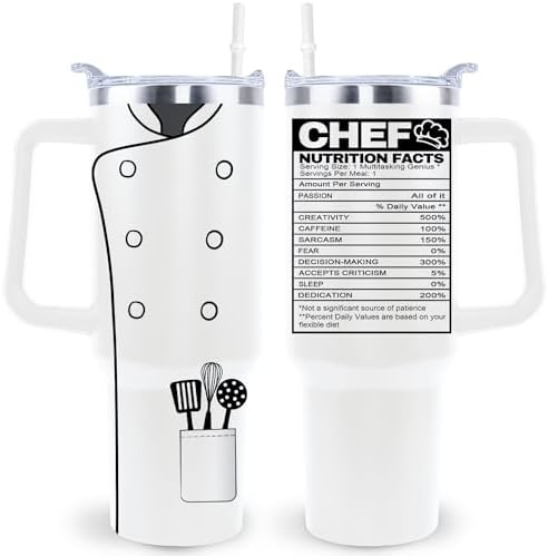 Amazon.com | sxmluedn Chef Gifts Chef Tumbler Cup Chef Gift Ideas For ...